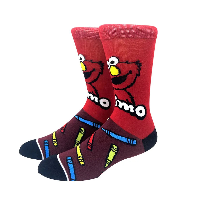 Sesame Street 'Elmo' Crew Socks — Little Sock Store
