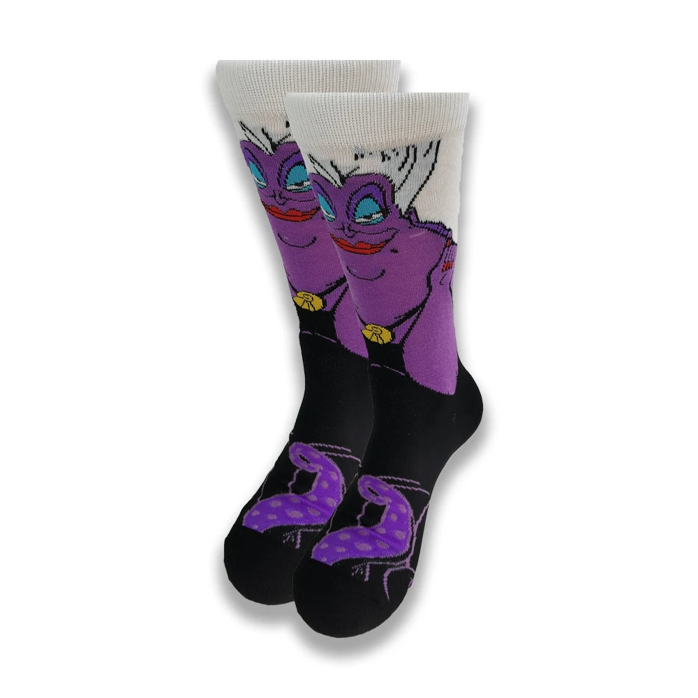 The Little Mermaid 'Ursula' Crew Socks — Little Sock Store