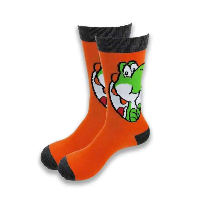 Super Mario 'Aesthetic Yoshi' Crew Socks — Little Sock Store
