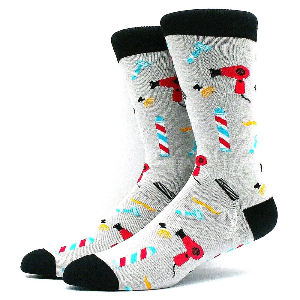 'Barber Hairdresser' Crew Socks — Little Sock Store