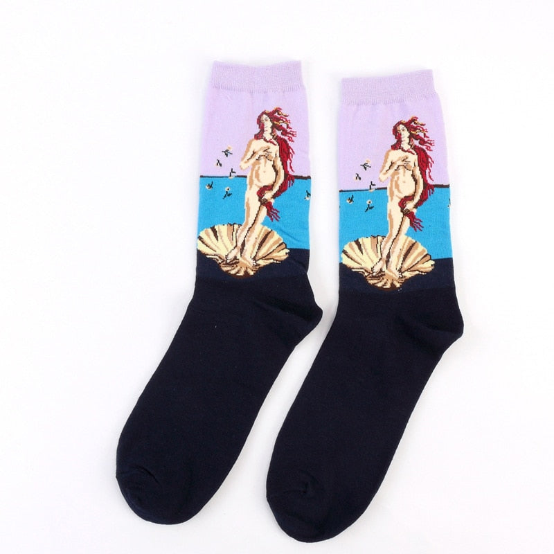 "The Birth Of Venus" Crew Socks — Little Sock Store