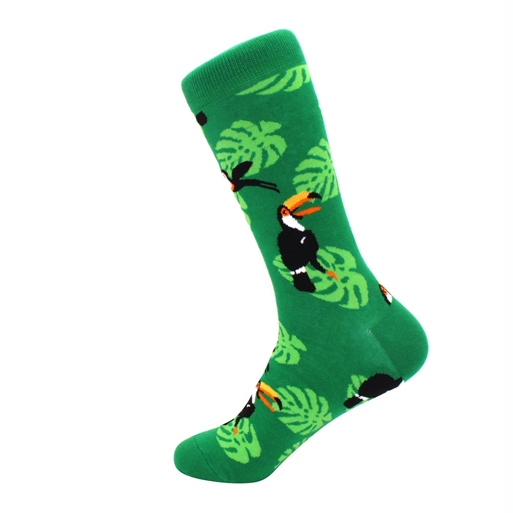 'Majestic Toucan' Crew Socks — Little Sock Store