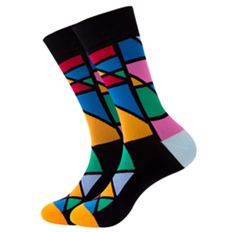'Multiple Colorful Patterns' Crew Socks — Little Sock Store