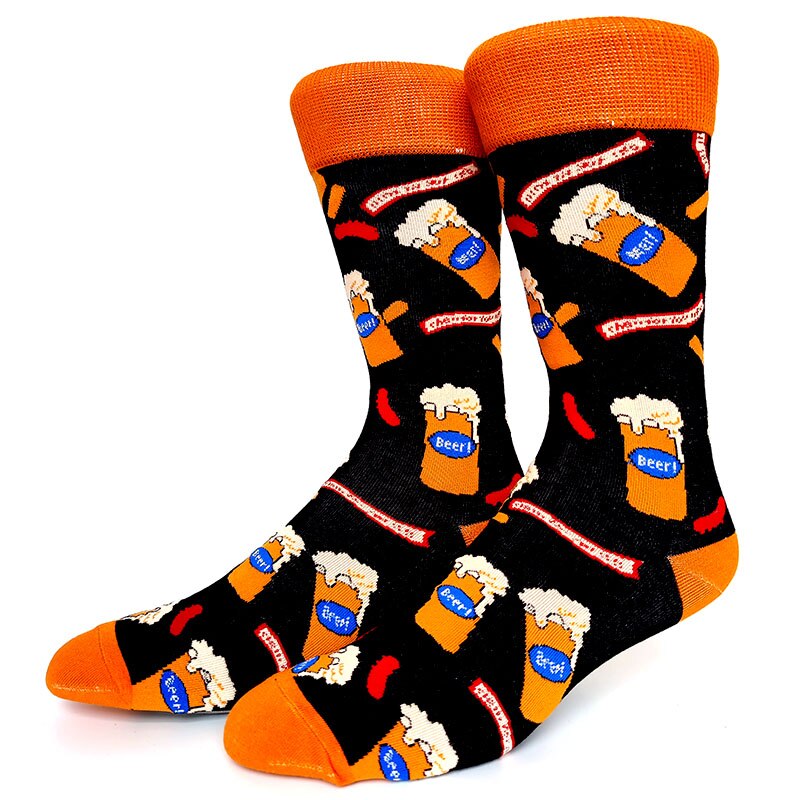 'Overflowing Beer' Crew Socks — Little Sock Store