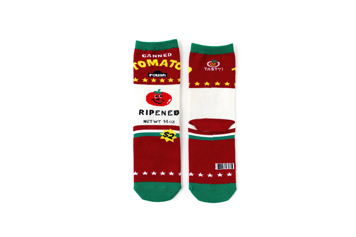 "Tomato Cartoon" Crew Socks — Little Sock Store