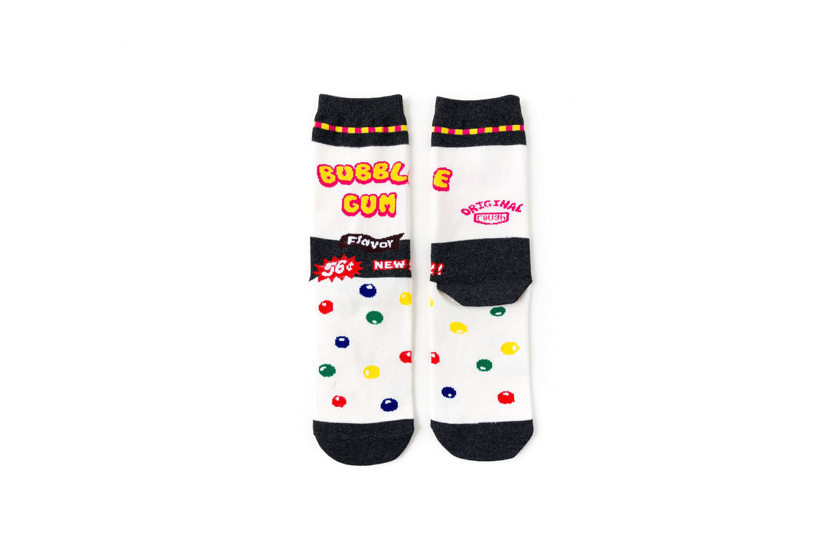 "Cute Bubble Gum" Crew Socks — Little Sock Store