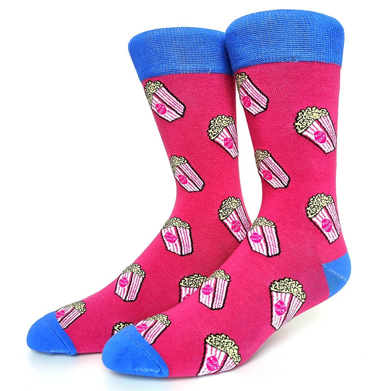 'Crunchy Popcorn' Crew Socks — Little Sock Store