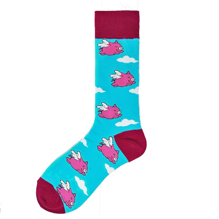 "Flying Pig Pink" Socks — Little Sock Store