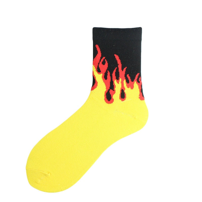 Flames 'Hot Rod' Crew Socks — Little Sock Store