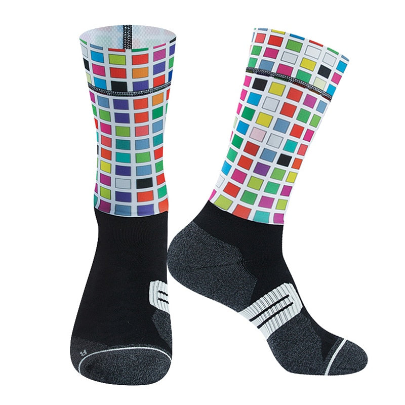 'Disco Tiles V2' Crew Socks — Little Sock Store
