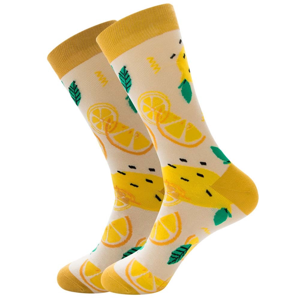 'Zesty Fruits' Crew Socks — Little Sock Store