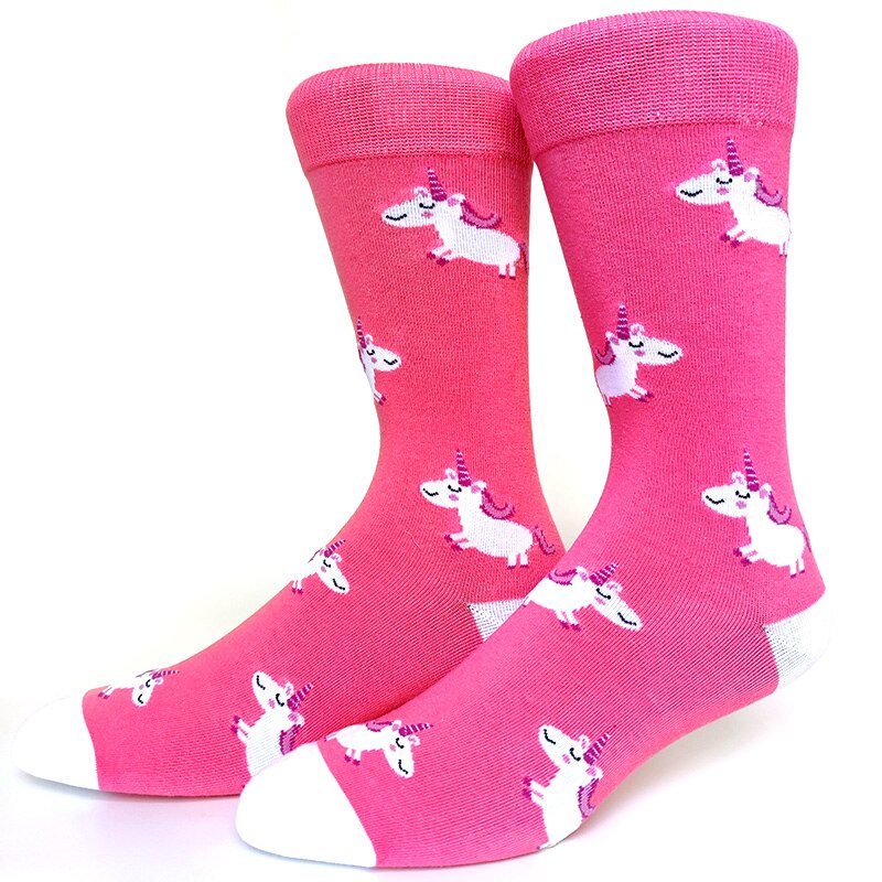'Fluffy Unicorns' Crew Socks — Little Sock Store