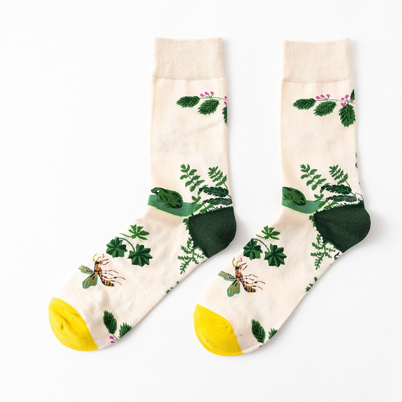 'Beauty Of Mother Nature' Crew Socks — Little Sock Store