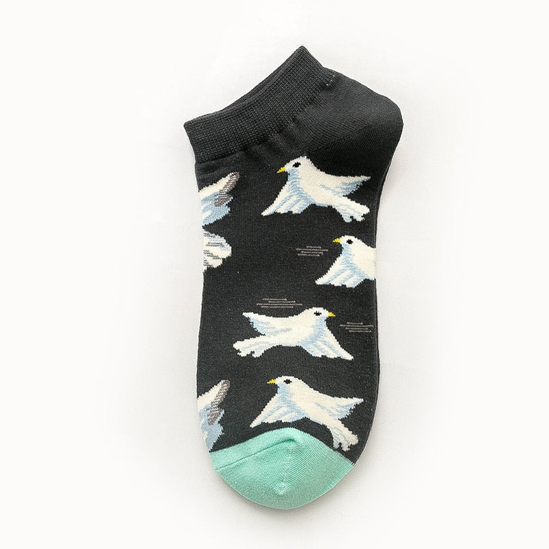 'Mystic Dove' Ankle Socks — Little Sock Store