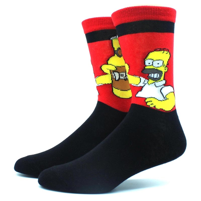 The Simpsons "Homer And Beer" Socks — Little Sock Store