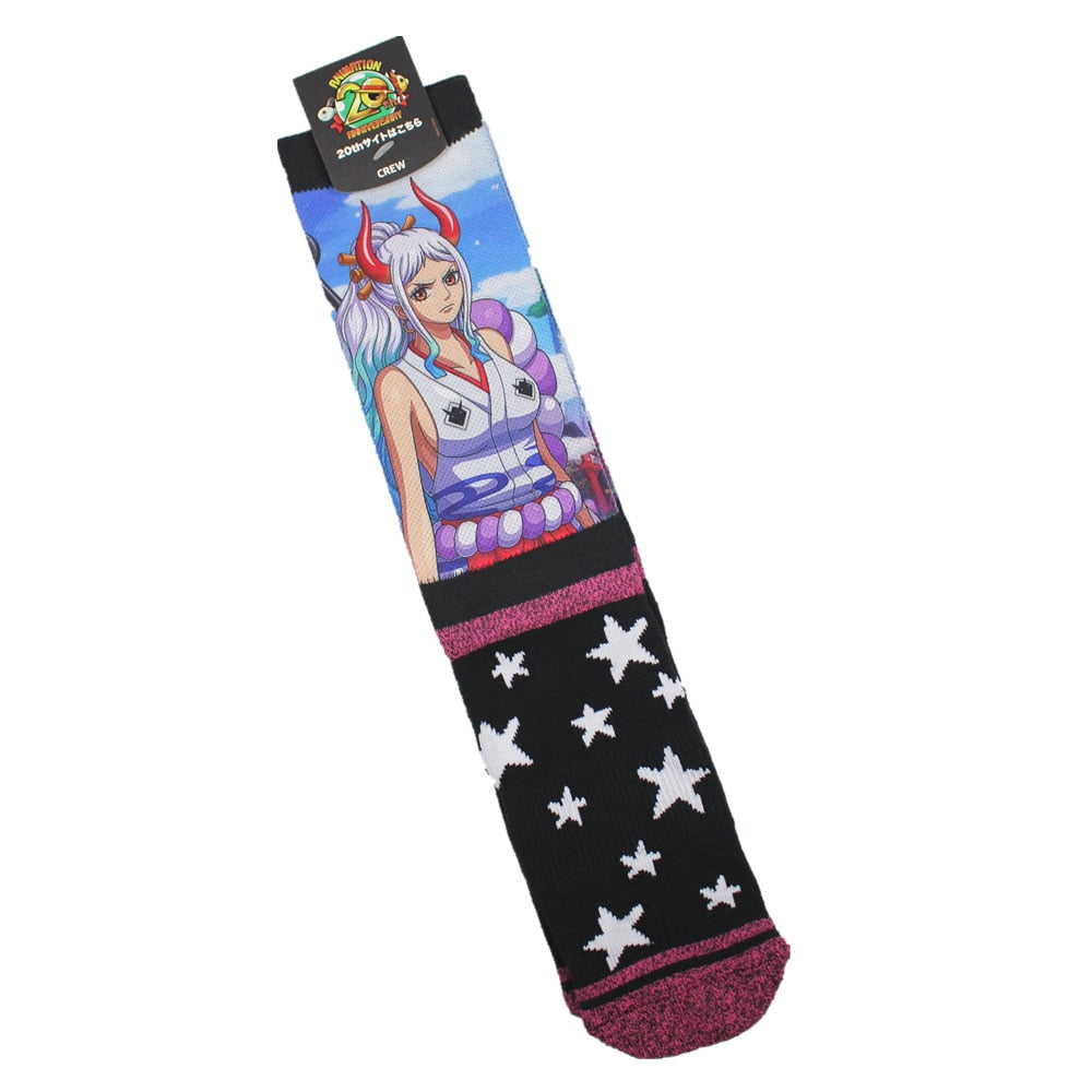One Piece 'Oni Princess Yamato' Crew Socks — Little Sock Store