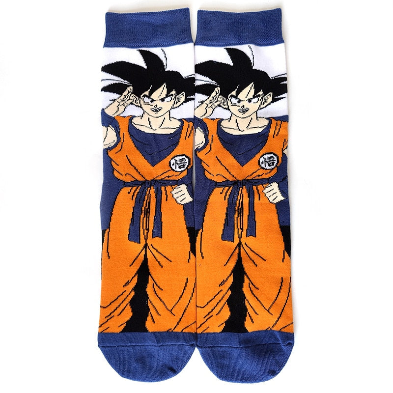 Dragon Ball Z'Saluted Goku' Crew Socks — Little Sock Store