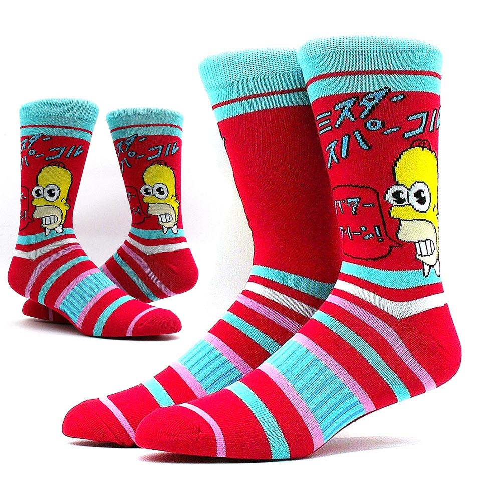 The Simpsons 'The Perfect Fit' Crew Socks — Little Sock Store