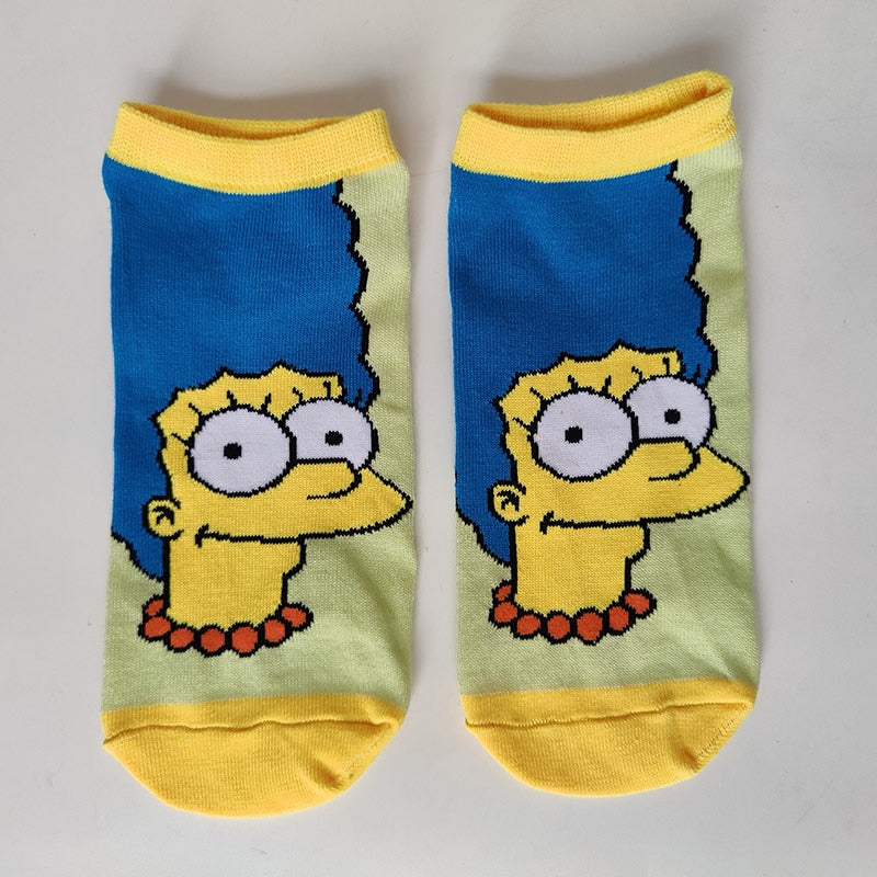 The Simpsons 'Smiling Marge The Simpsons' Ankle Socks — Little Sock Store