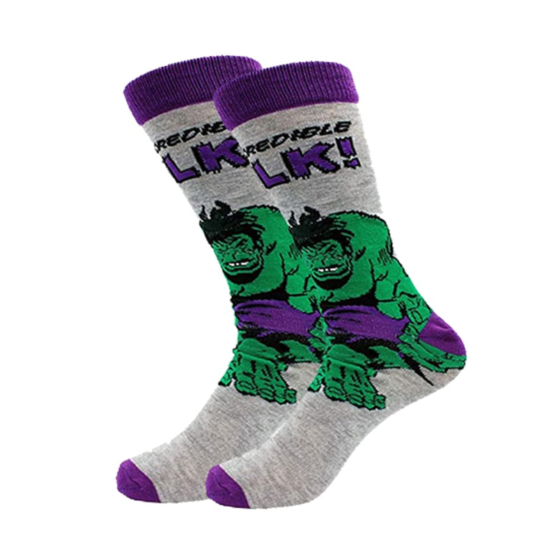 Avenger's 'Comic Incredible Hulk' Crew Socks — Little Sock Store