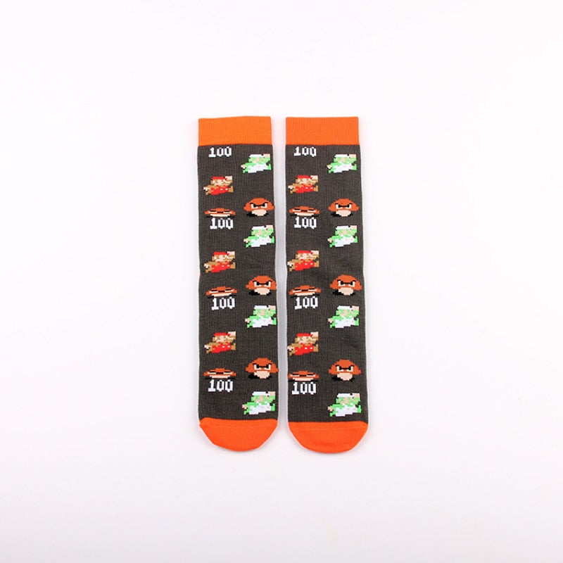 Super Mario 'Mario And Goomba' Kids Socks — Little Sock Store
