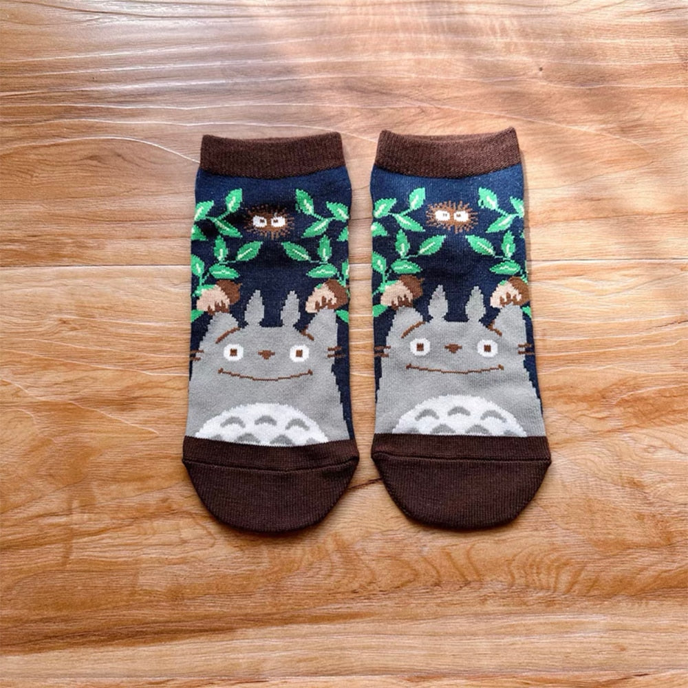 My Neighbor Totoro "Smiling Totoro" Ankle Socks — Little Sock Store