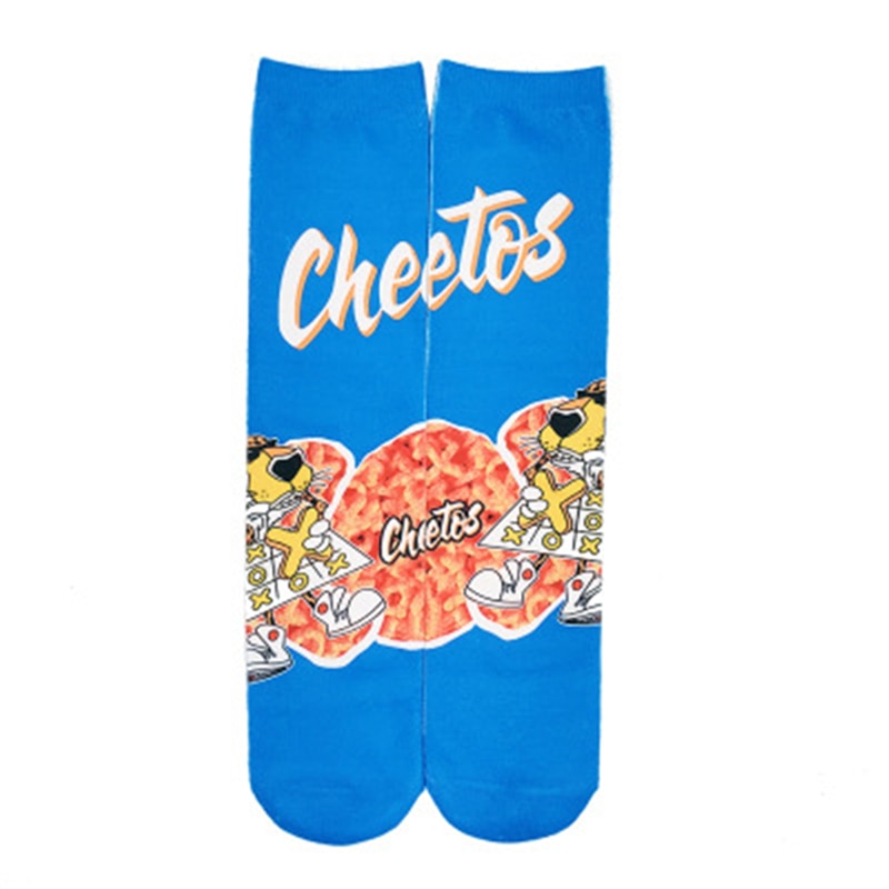 Snacks 'Pizza Cheetos' Socks — Little Sock Store