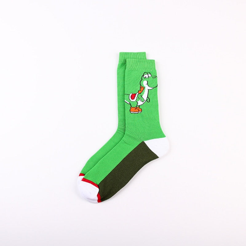 Super Mario 'Cute Yoshi' Crew Socks — Little Sock Store
