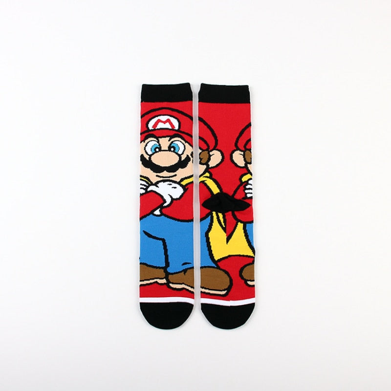 Super Mario 'Mario' Crew Socks — Little Sock Store