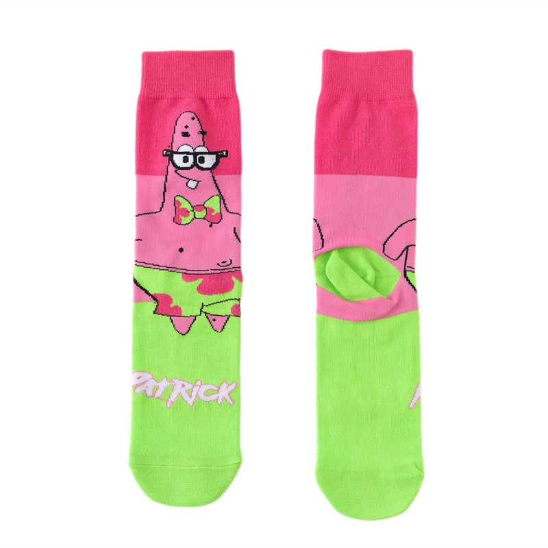 Spongebob 'Silly Patrick Star' Crew Socks — Little Sock Store