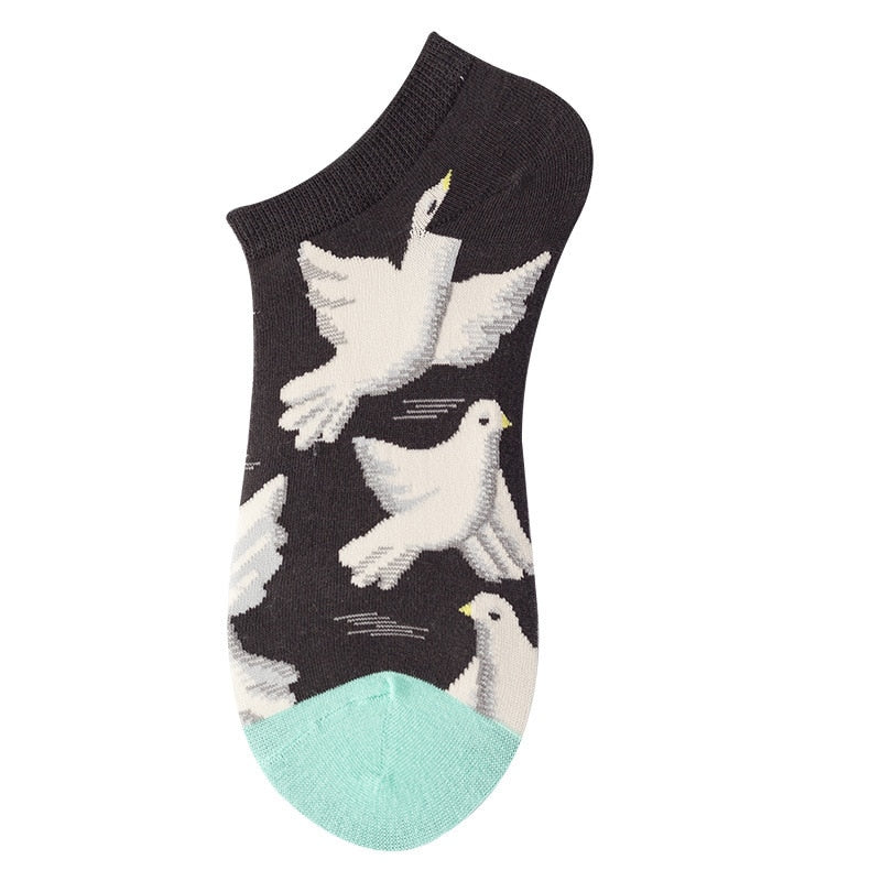 'White Dove' Ankle Socks — Little Sock Store