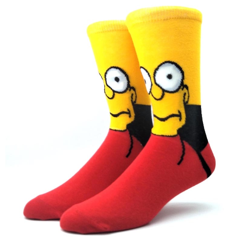 The Simpsons "Bart Design" Socks — Little Sock Store