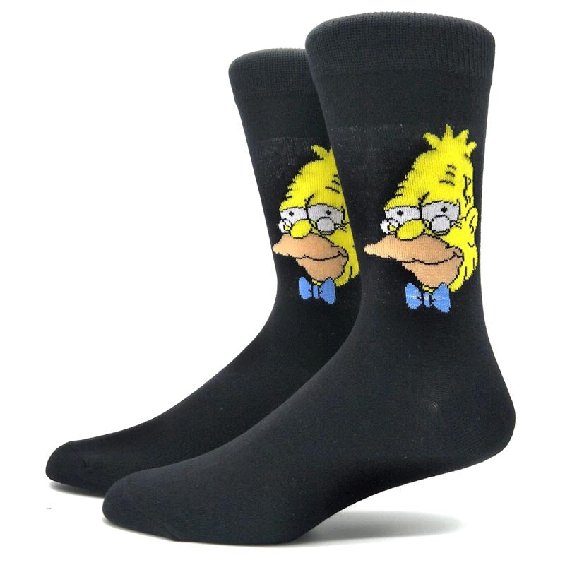 The Simpson "Grampa Simpson" Socks — Little Sock Store