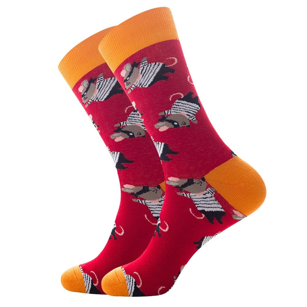 'Burglar Mouse' Crew Socks — Little Sock Store