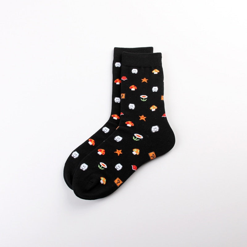 Super Mario 'Super Mario Minimal Design' Crew Socks — Little Sock Store