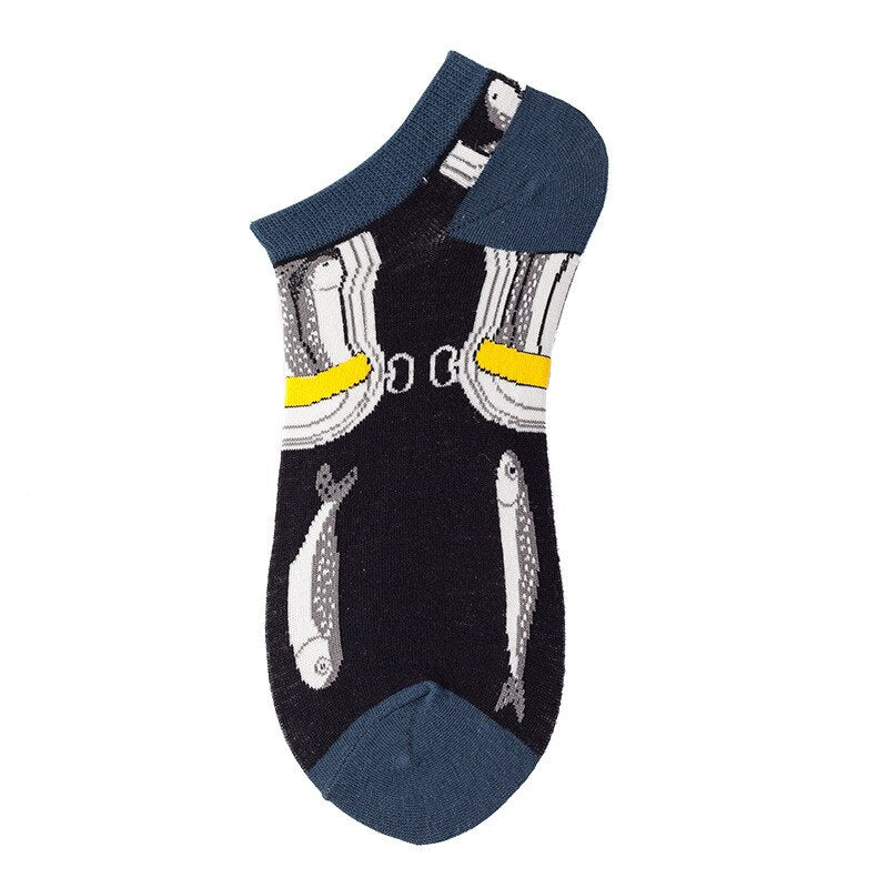 'Weird Fish' Ankle Socks — Little Sock Store