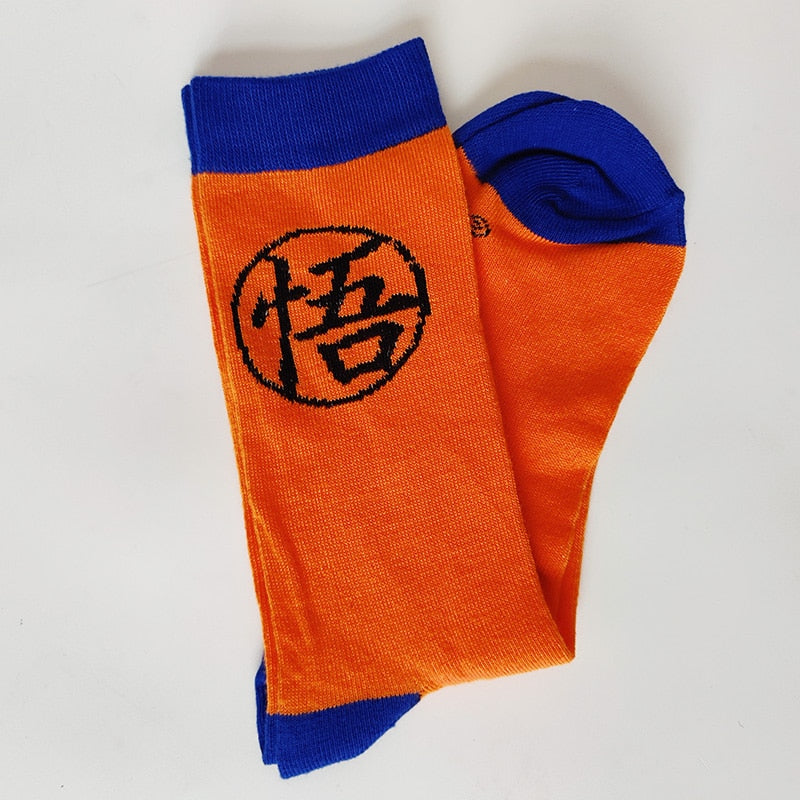 Dragon Ball Z 'Goku Kanji' Crew Socks — Little Sock Store