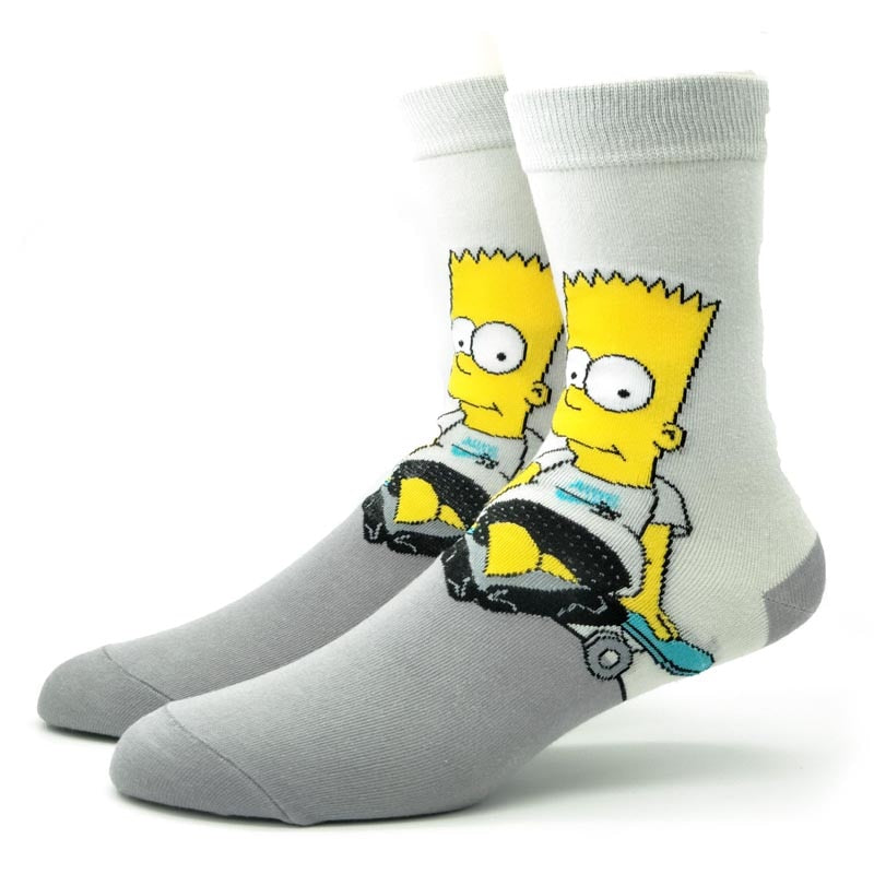 The Simpsons "Skater Boy Bart" Socks — Little Sock Store