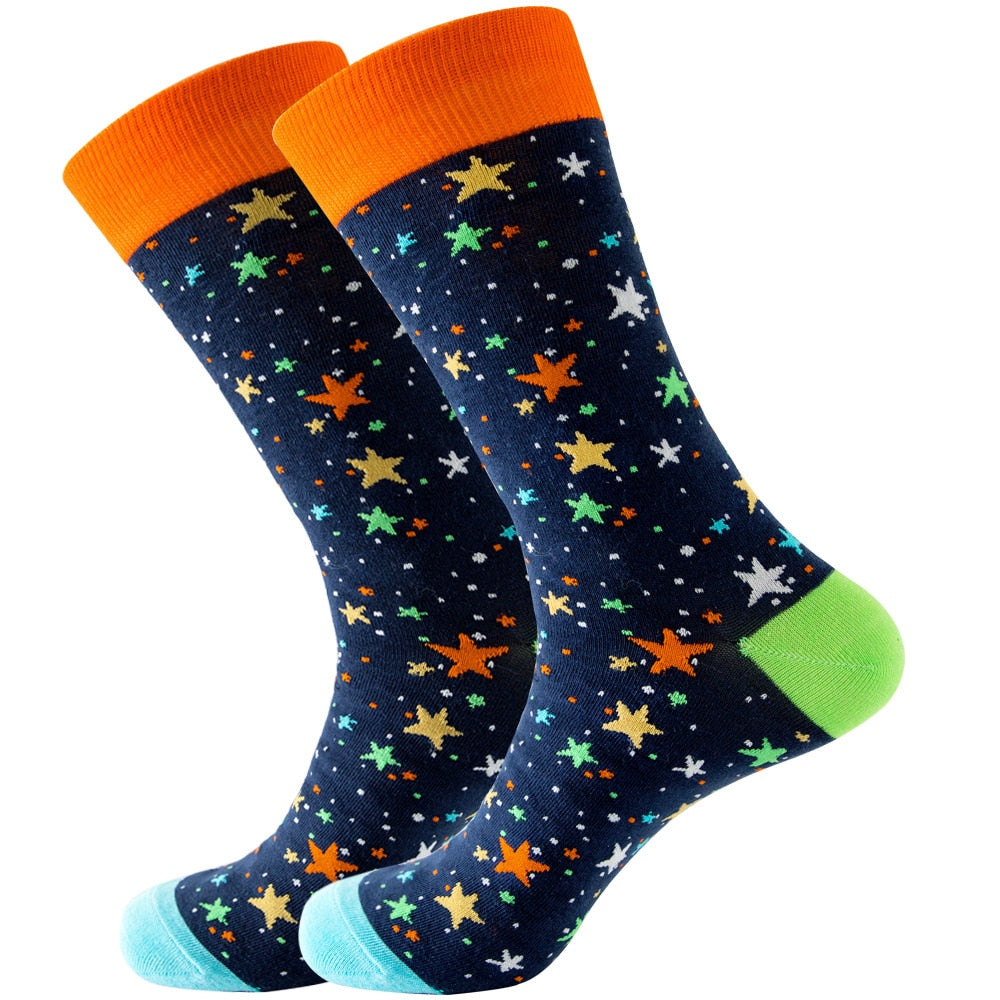 'Dazzling Stars' Crew Socks — Little Sock Store