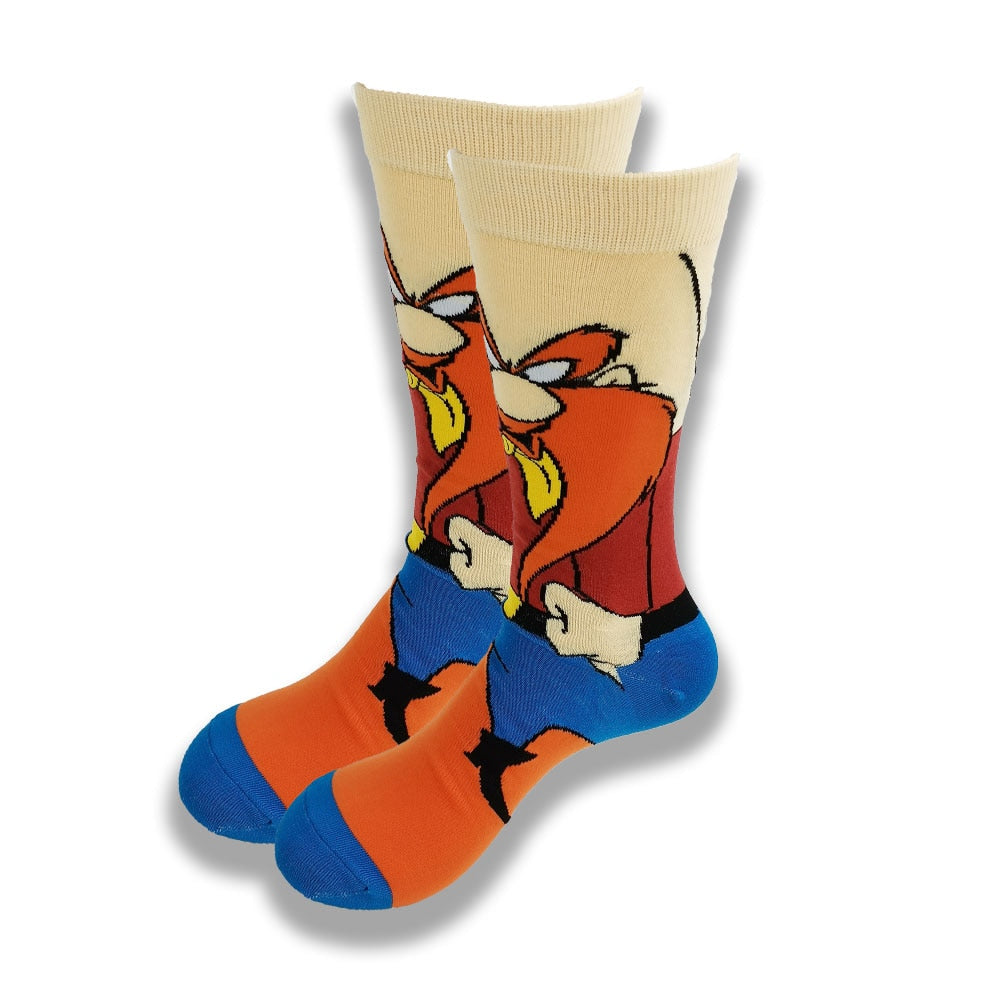 Looney Tunes 'Yosemite Sam' Crew Socks — Little Sock Store