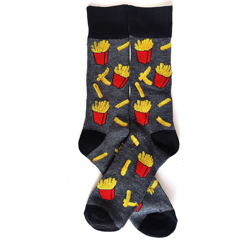 'Crisped Fries' Crew Socks — Little Sock Store