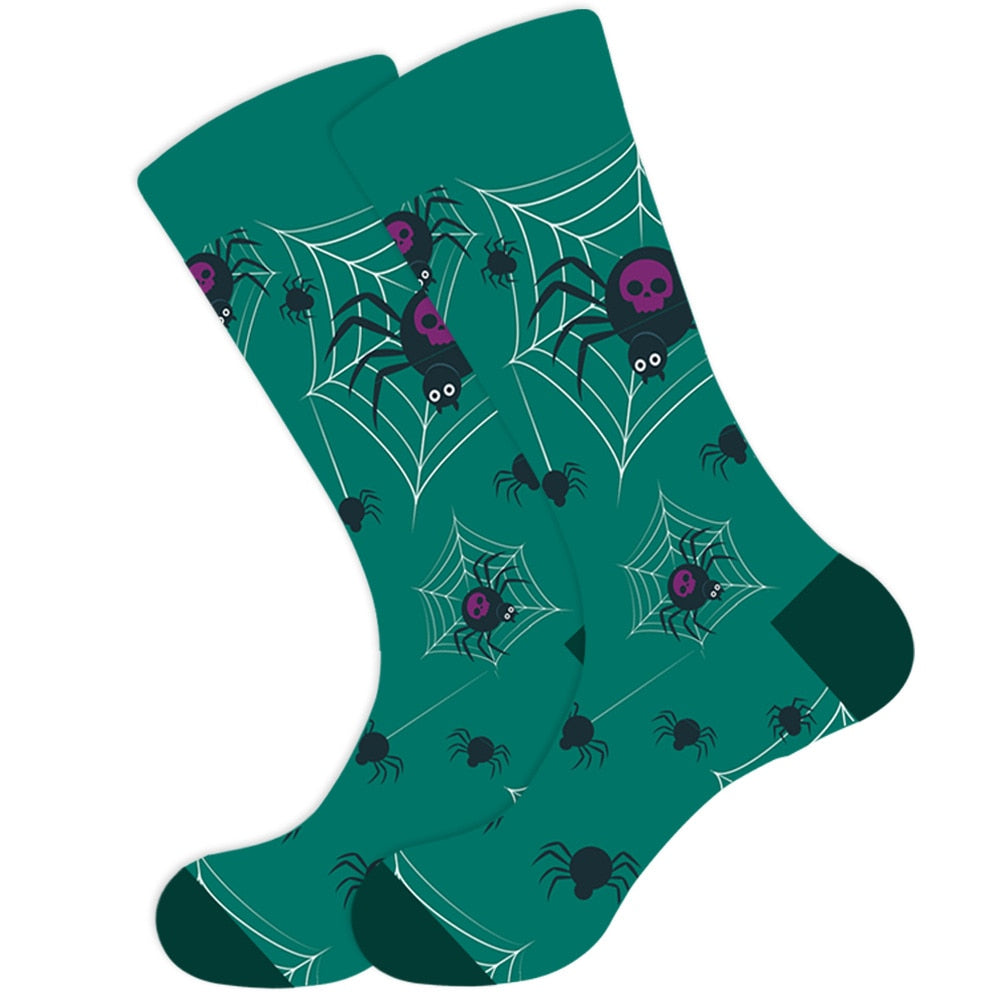 'Creepy Spiders' Crew Socks — Little Sock Store