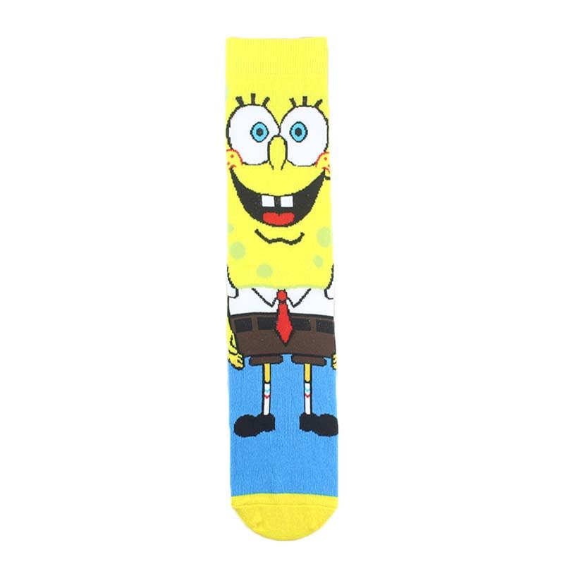 Spongebob 'Smiling Spongebob' Crew Socks — Little Sock Store