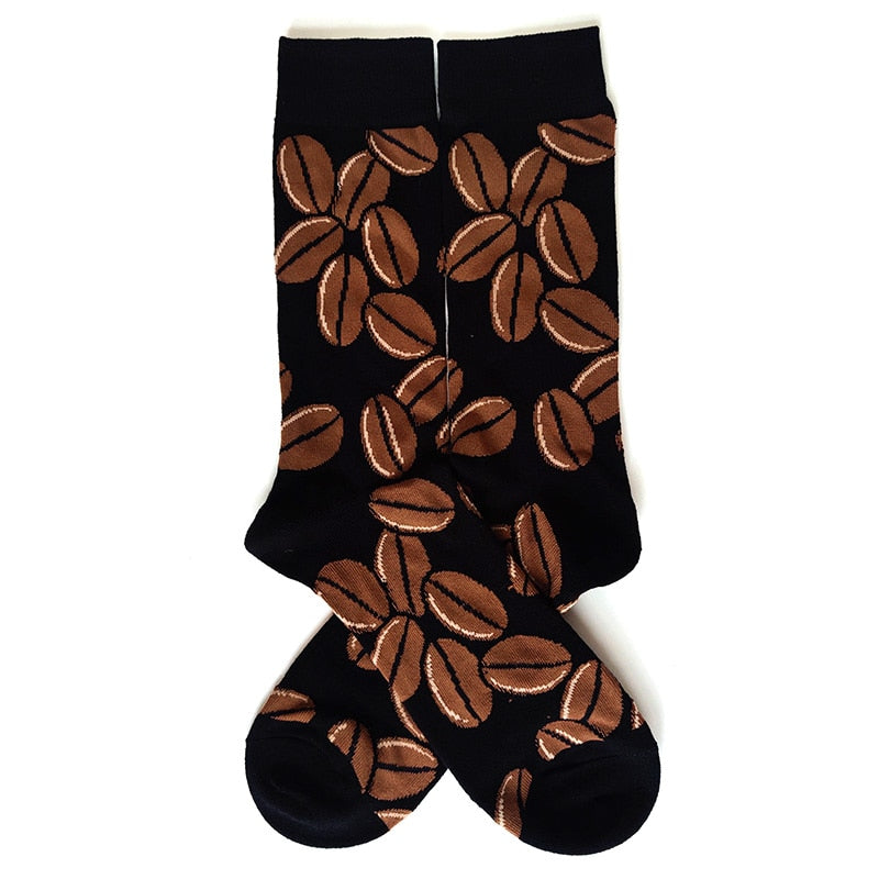 'Pure Coffee Beans' Crew Socks — Little Sock Store