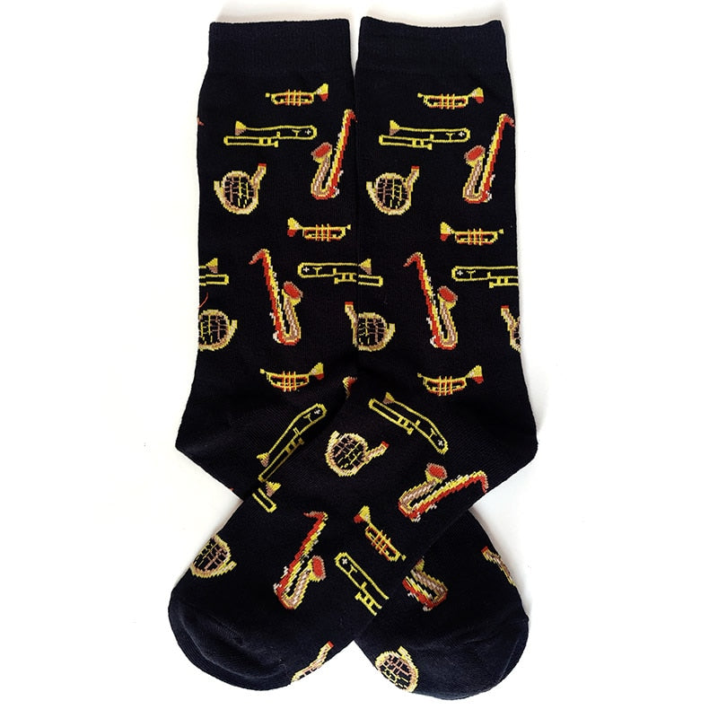'Musical Instruments' Crew Socks — Little Sock Store