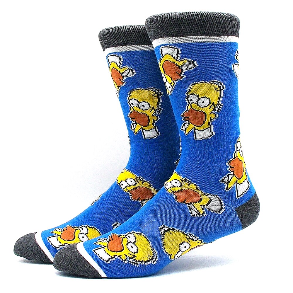 The Simpsons ' Bart' Crew Socks — Little Sock Store