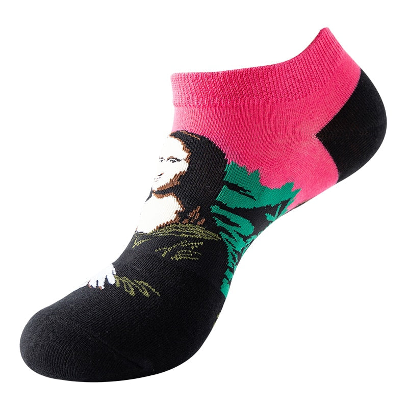 'The Mona Lisa' Ankle Socks — Little Sock Store