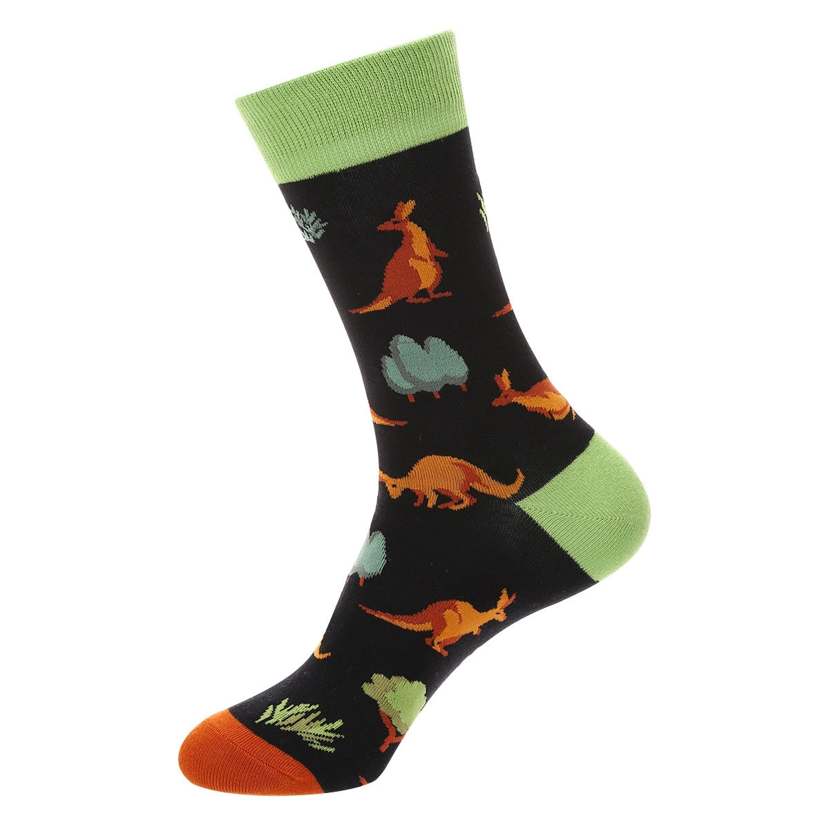 'Primitive Kangaroo' Crew Socks — Little Sock Store