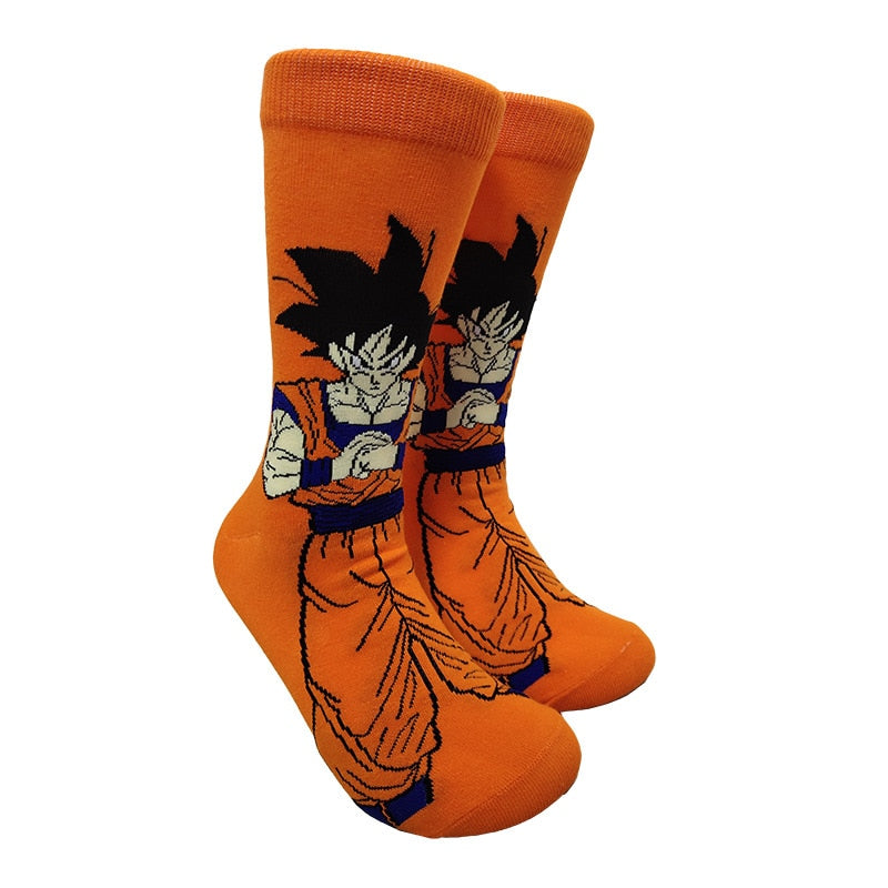 Dragon Ball Z 'Base Form Goku' Crew Socks — Little Sock Store