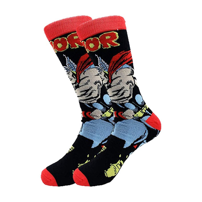 Avengers 'Comic Thor' Crew Socks — Little Sock Store